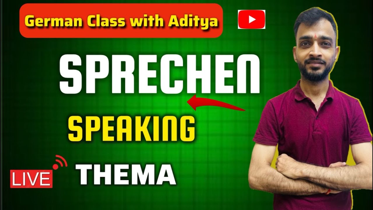 GERMAN SPEAKING PRACTICE | DEUTSCH SCHREIBEN/ SPRECHEN B1/B2 - YouTube