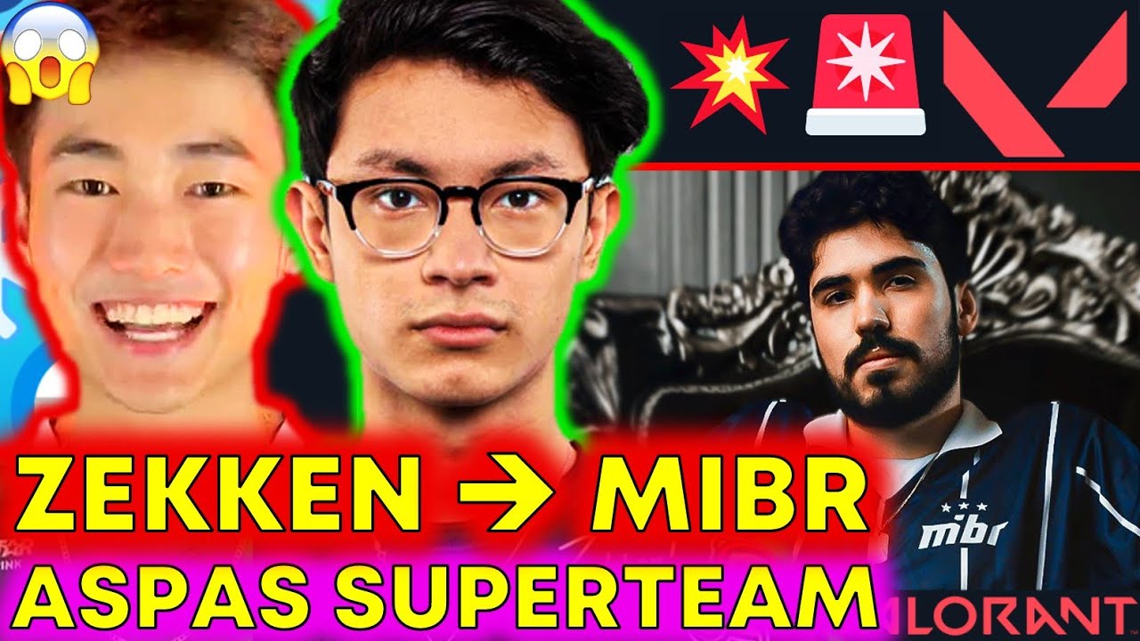 VALORANTロスター変更ニュース：Zekken MIBR 移籍、Sentinels Bang 放出など | Vortex Gaming