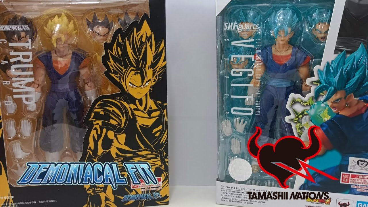 Vegito Comparison | Demoniacal Fit VS S.H. Figuarts - YouTube