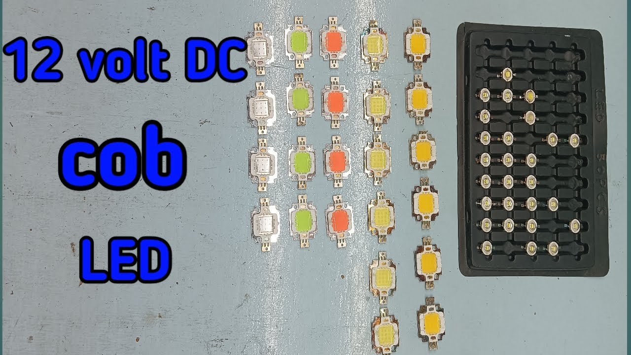 12 DC cob LED #led #ledlights #ledlight - YouTube