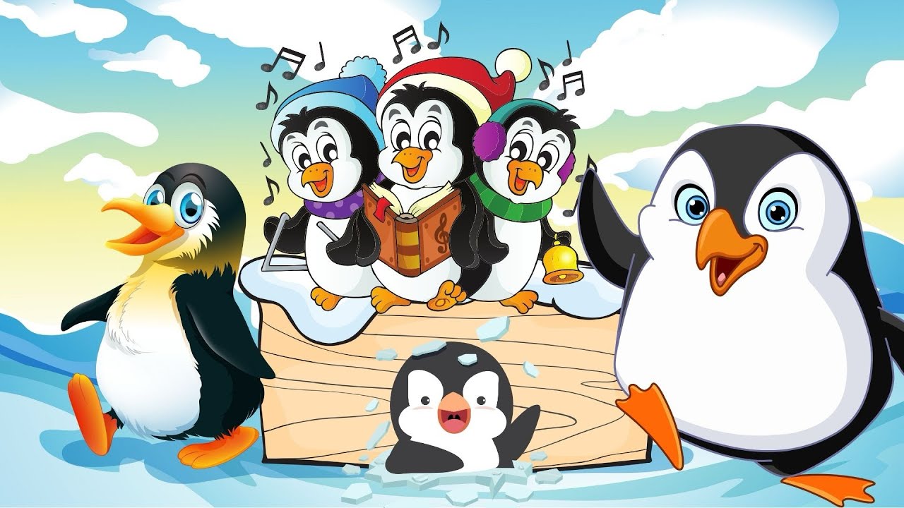 Penguin Songs For Kids | Penguin Action Song | Penguin Dance Song ...