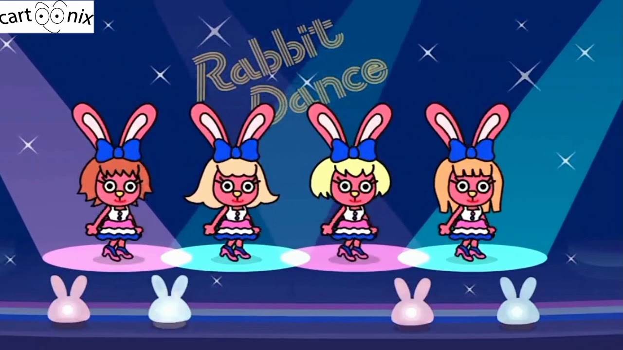 Rabbit Dance | Dance Song For Kids | Cartoonix - YouTube