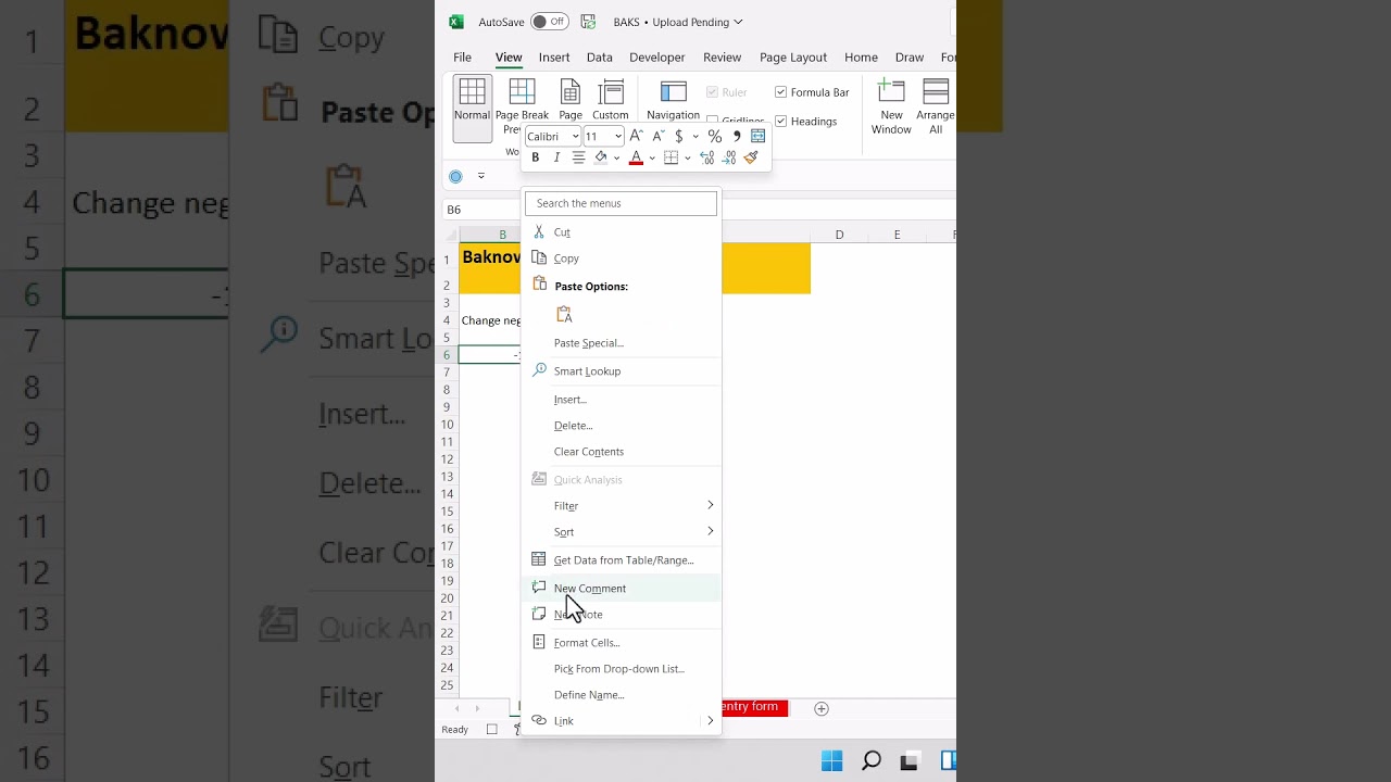 shorts Change Negative Numbers To Parentheses In Excel YouTube shorts Change Negative Numbers To Parentheses In Excel YouTube