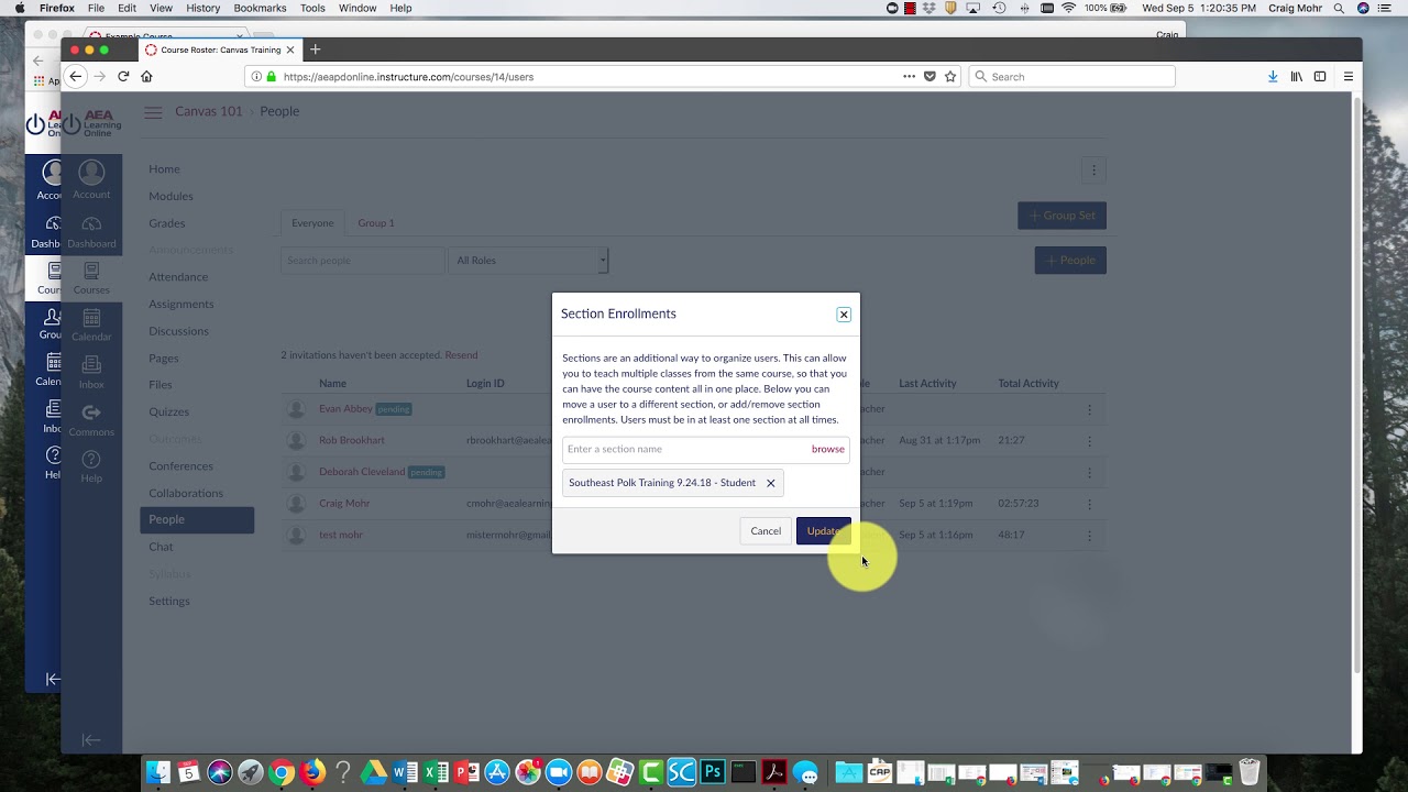 Canvas - Sections, Groups, Student Analytics - YouTube