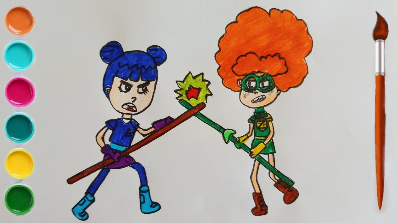 TRT Çocuk Z Takımı Çizimi ve Boyama Oyunu l Nasıl Çizilir ? l Z Takımı ...