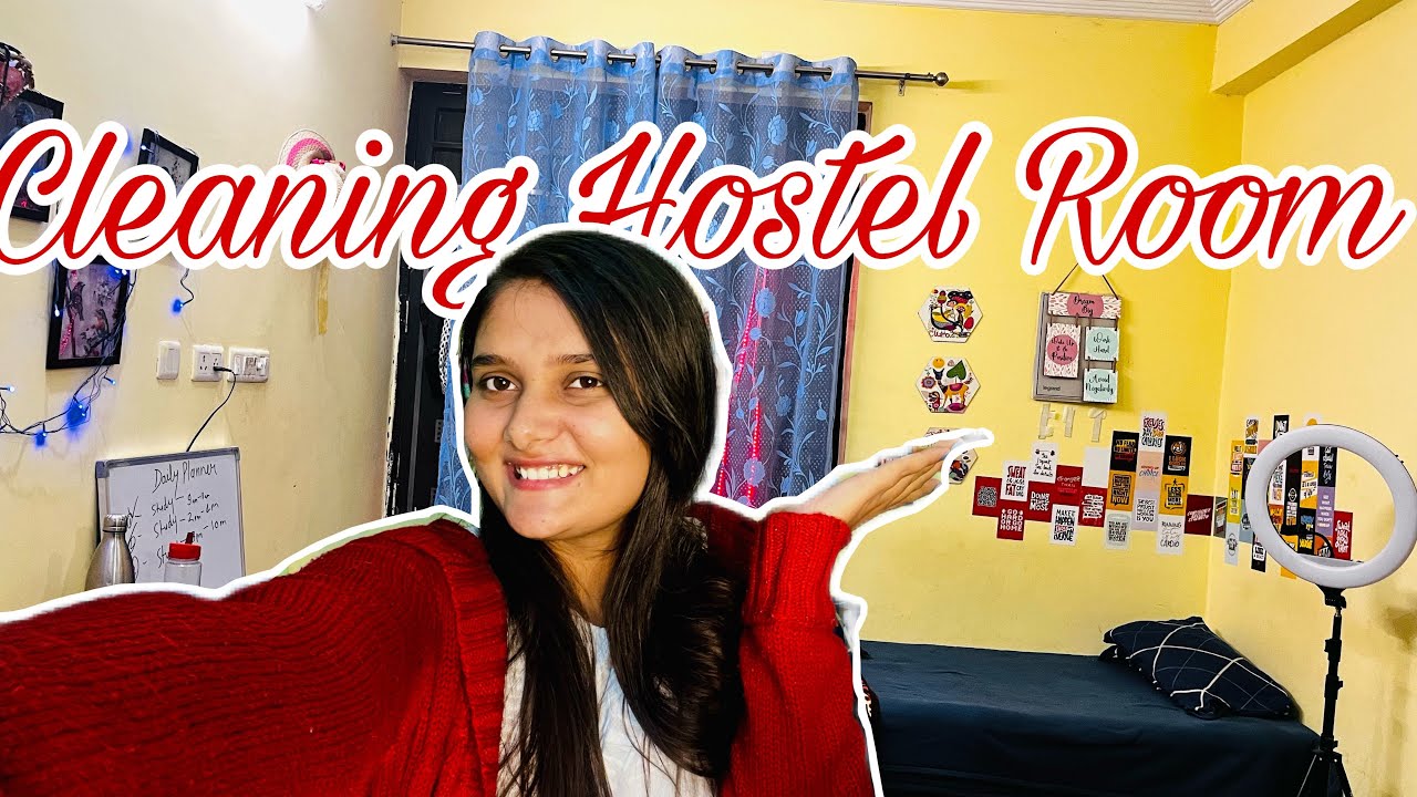 Hostel room cleaning vlog #hostellife #hosteller #vlog #sakshimishra # ...