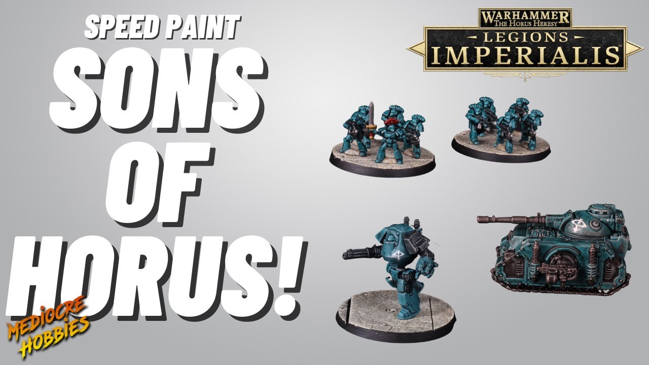 Speed Paint your Sons of Horus models for Legions Imperialis with 3 or ...