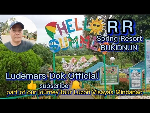 RR Spring Resort BUKIDNUN - YouTube