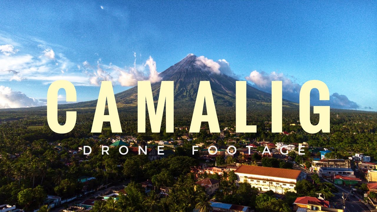 Town Of Camalig Albay // Drone footage // Mayon Volcano - YouTube