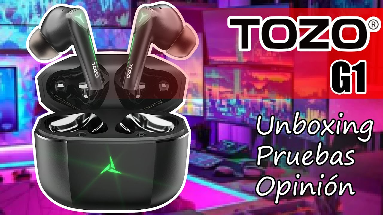 Auriculares Tozo G1: EL MEJOR GAMING… con dos fallitos - YouTube