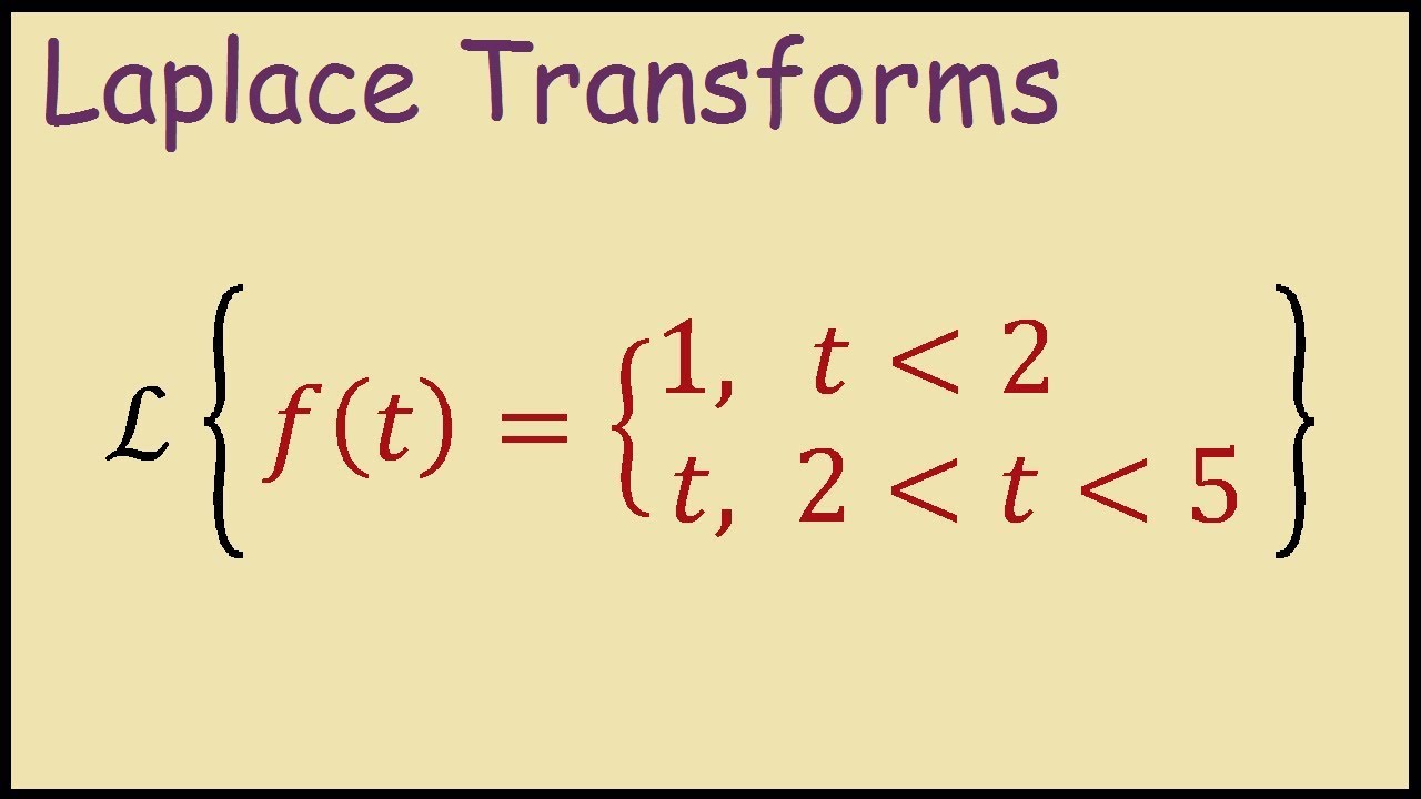 Laplace transform of piecewise function - leadkopol Laplace transform of piecewise function - leadkopol