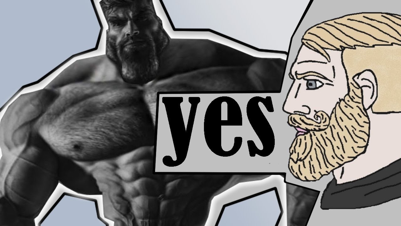 😡CRITICAR VS DISFRUTAR 😎 ¿Que es un chad?origen del meme de giga chad y ...