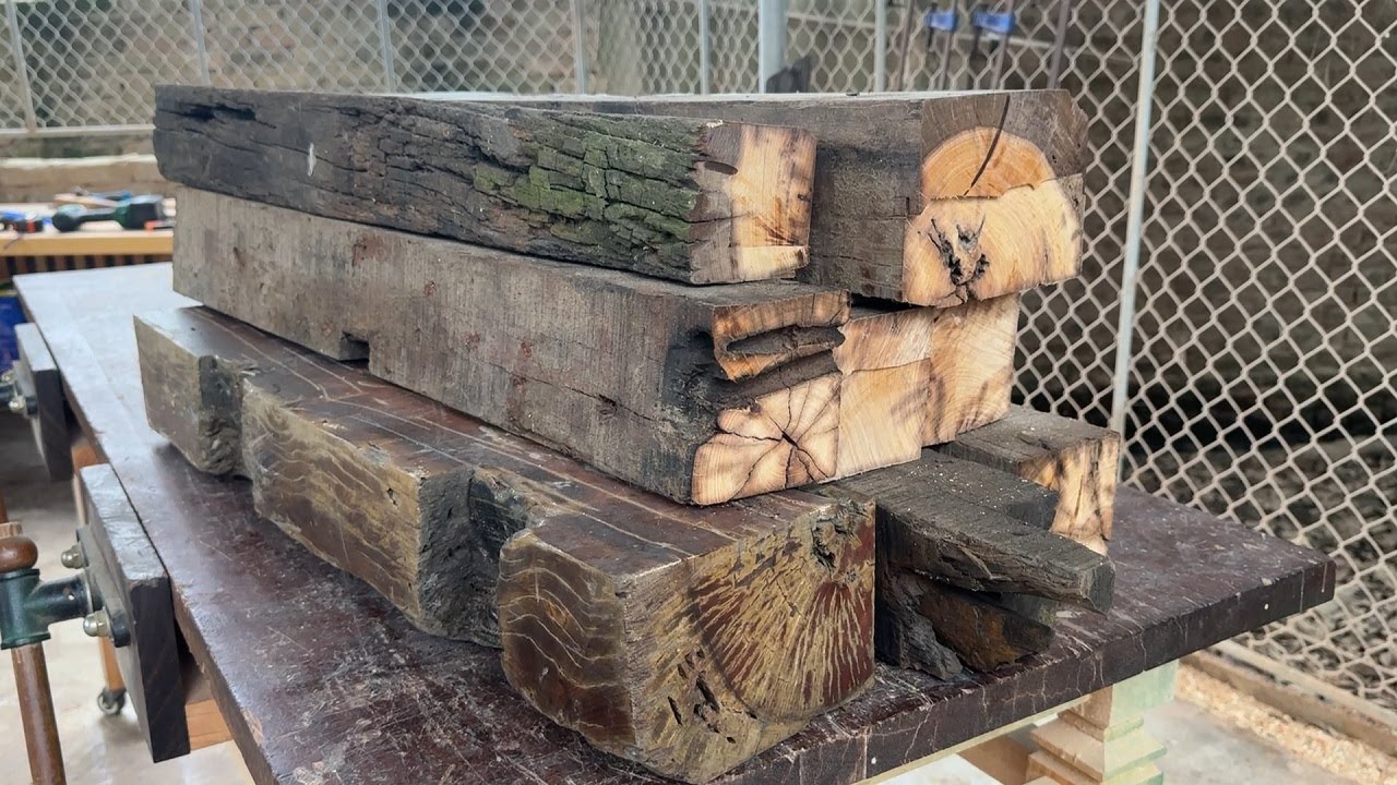 Utilizing Waste Wood To Create A Beautiful Set Of Furniture ...