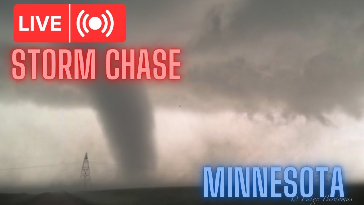 TORNADO THREAT IN MINNESOTA - LIVE STORM CHASE - YouTube