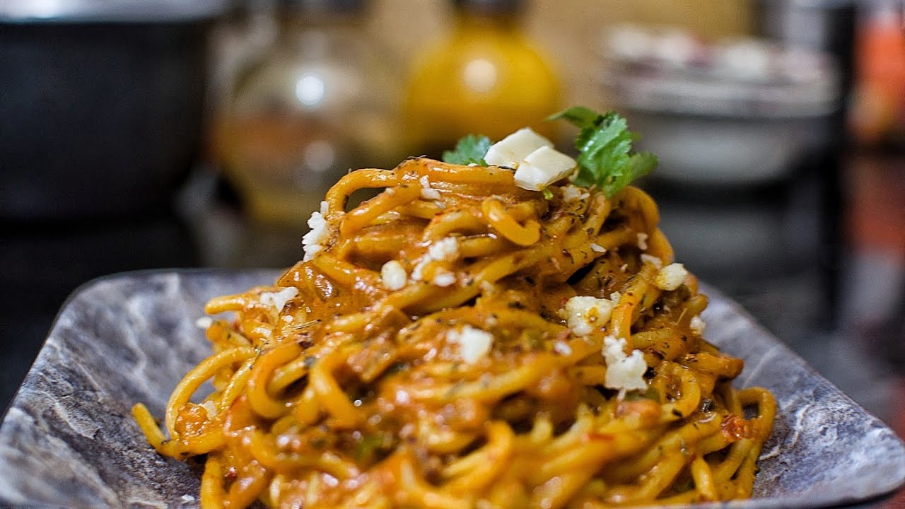Indian Style Spaghetti Pasta Recipe I - YouTube