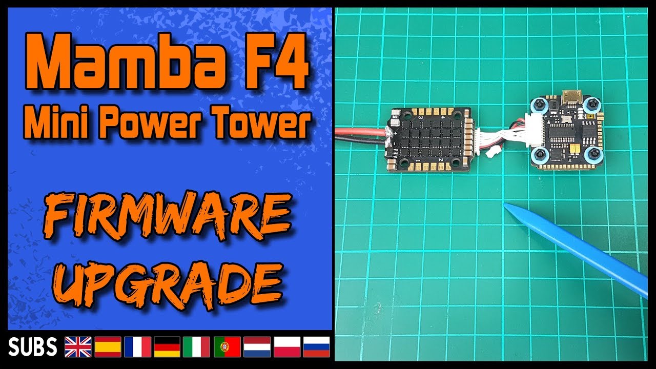 Mamba F4 Mini Power Tower - Firmware Upgrade - YouTube