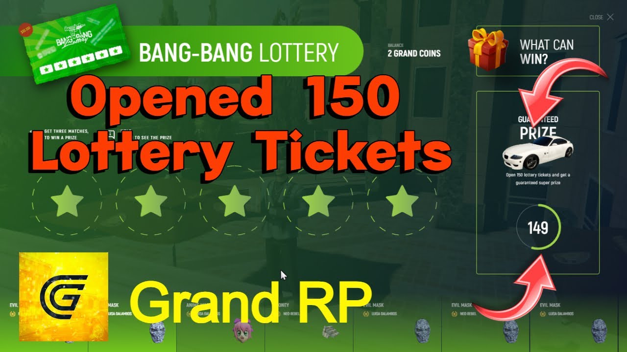 I Opened 150 Lottery Tickets In GTA 5 Grand RP | GTA 5 Grand RP | Easy ...