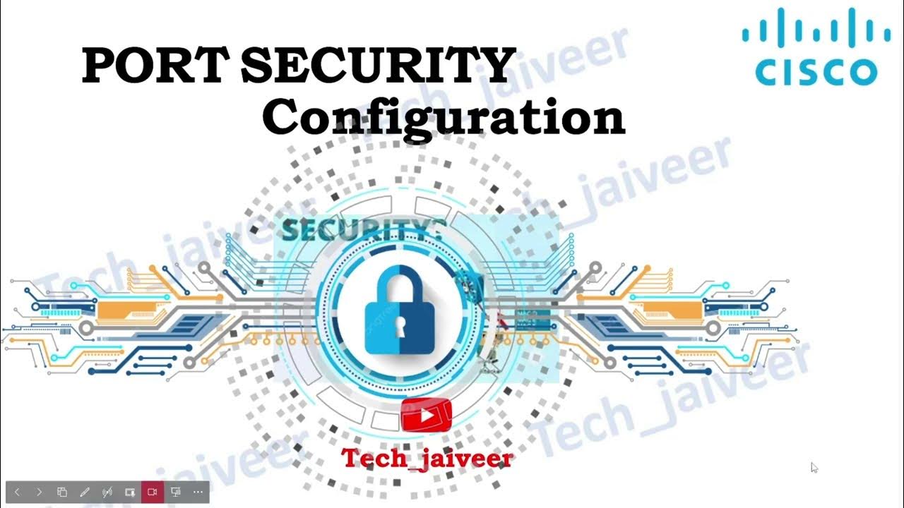 PORT SECURITY | PORT SECURITY Configuration | tech_jaiveer - YouTube