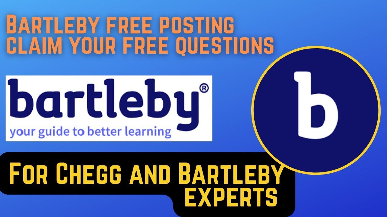 Bartleby Free Questions Unlimited Posting Trick 100 Working Youtube