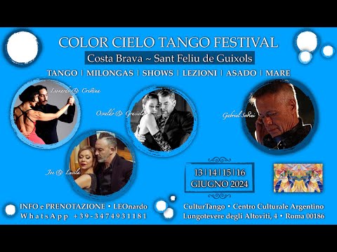 Color Cielo Tango Festival 2024 • Serenata a ponte • Leonardo e Cristina Elias