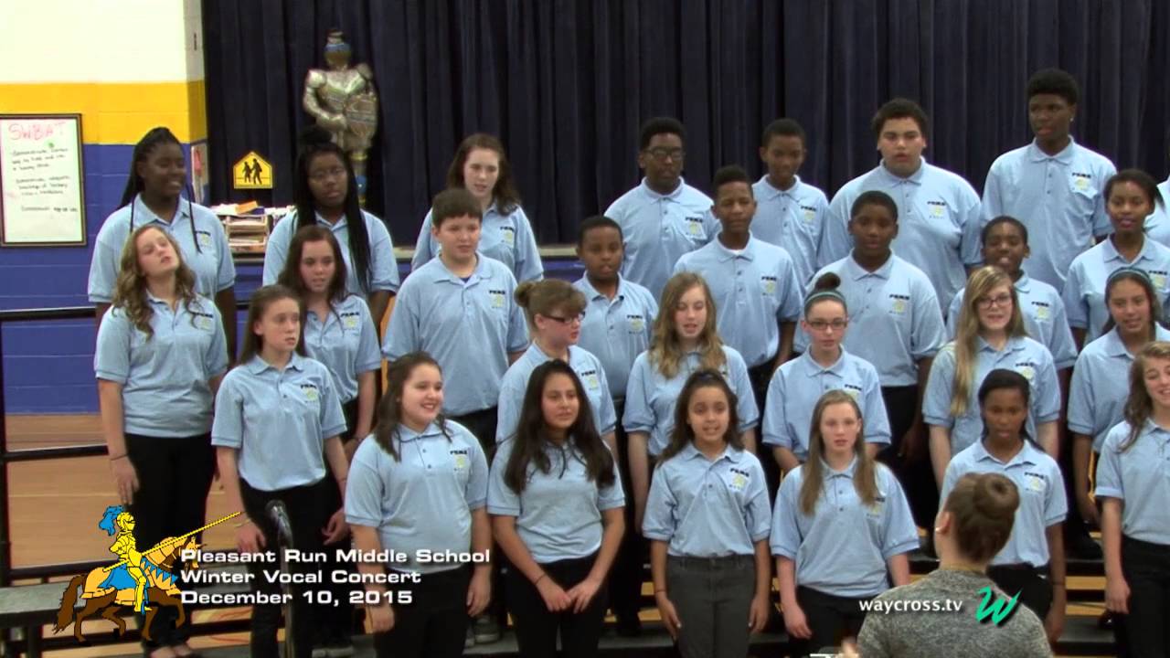 Pleasant Run Middle School Winter Vocal Concert: December 10, 2015 ...