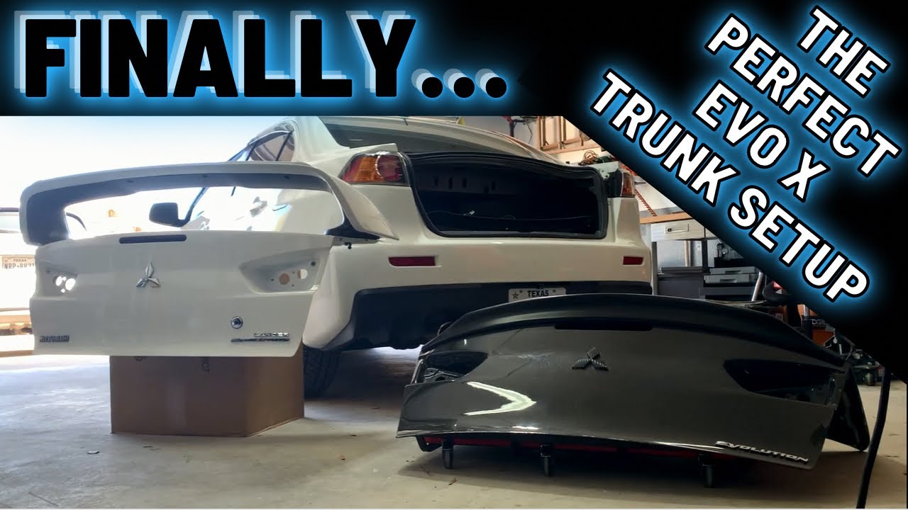 Finally Found The Trunk and Wing Setup For The EVO X / No More Carbon ...