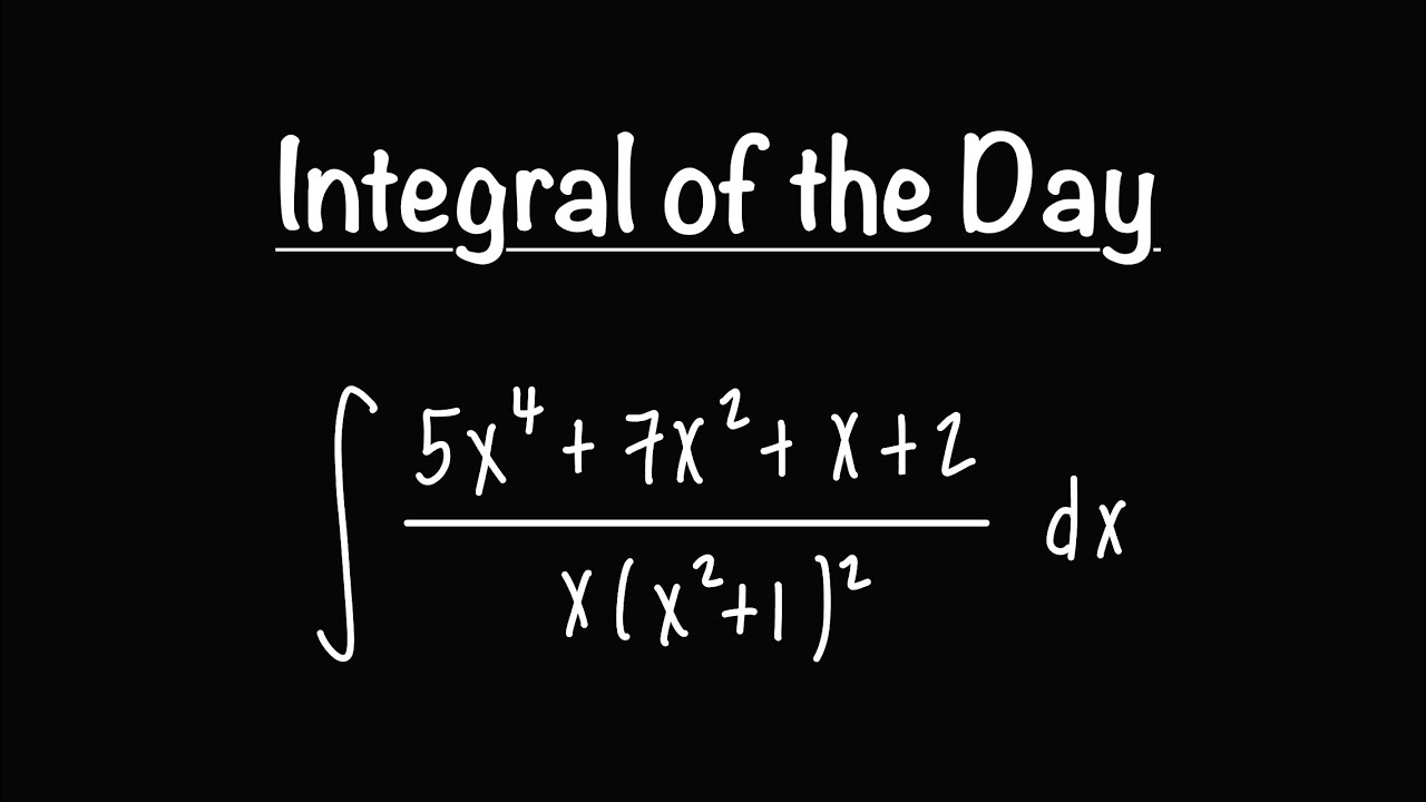 Integral of the Day 8.10.24 | Rational Function & Partial Fractions ...
