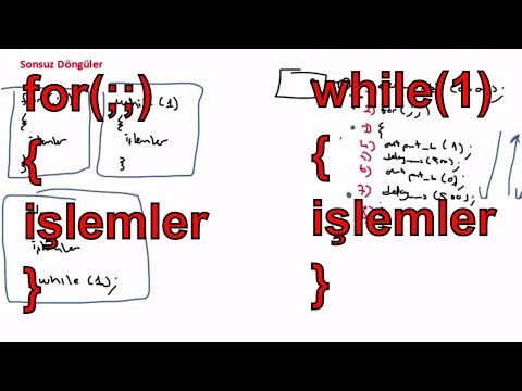 PİC PROGRAMLAMA DERS 1.8: CCS C Programlamada Sonsuz Döngüler (For,While, Do While Döngüleri)