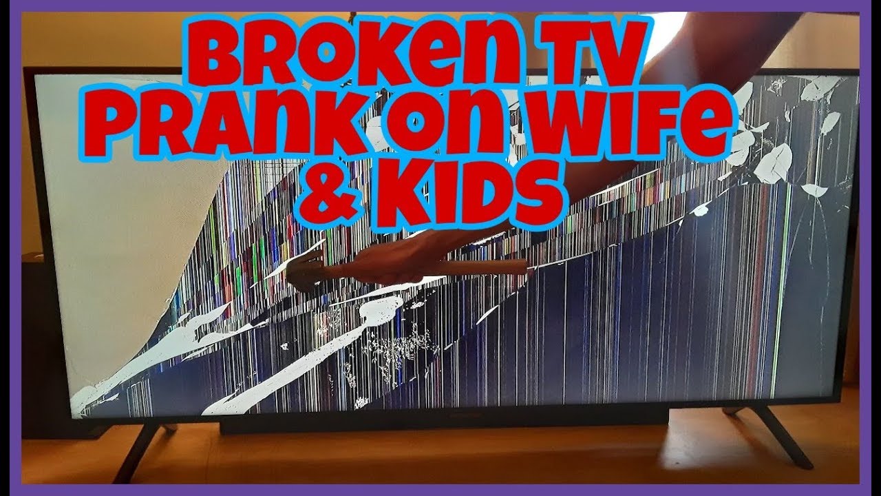 Family Pranks | Broken TV Prank on Wife & Kids | The Average Family ...