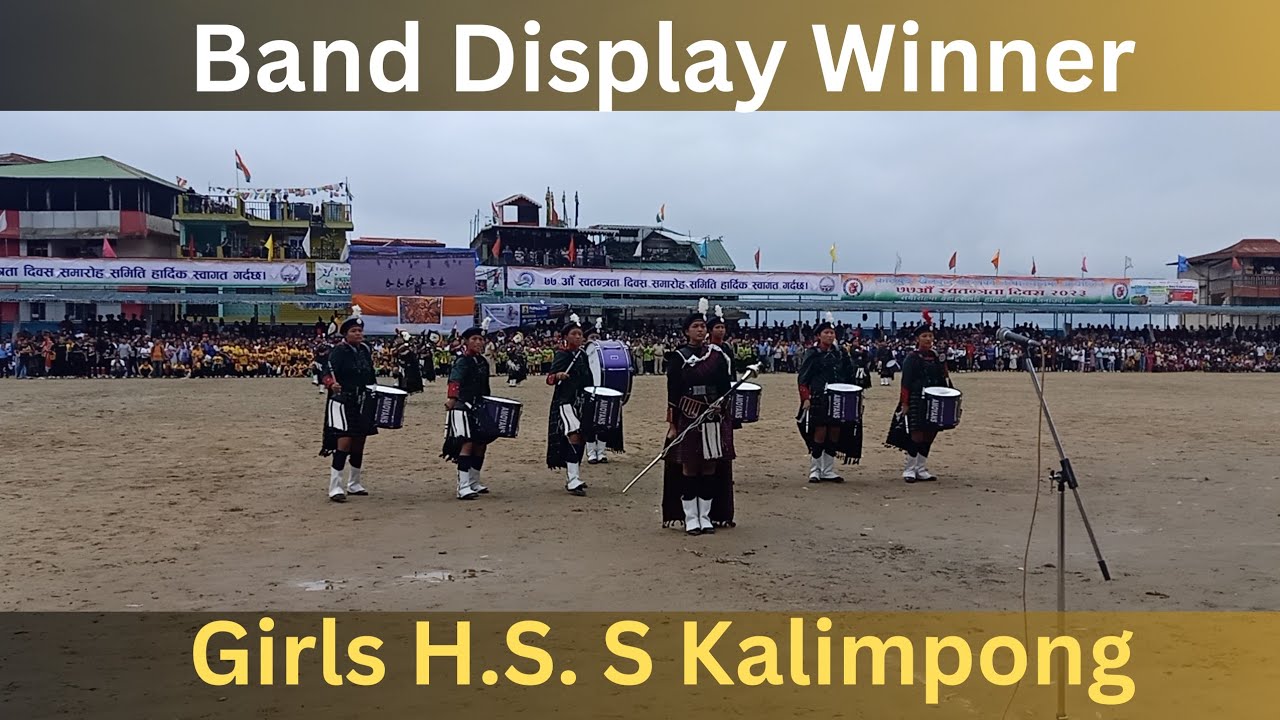 Girls H.S School/Band Display Winner/Inter School Band Display ...