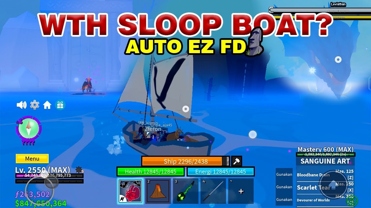 I HUNTED LEVIATHAN USING A SLOOP BOAT - YouTube