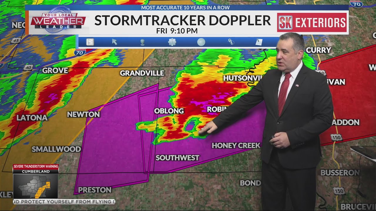3/31/23 - WCIA Tornado Warning Coverage - YouTube