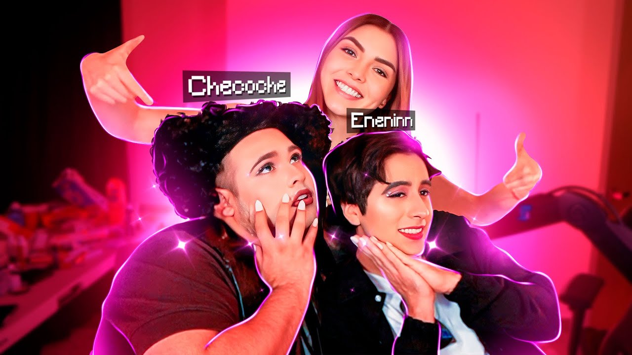 MAQUILLANDO a @eneninn y @checoche14 AYUNARON 💋 | StephanieMX - YouTube