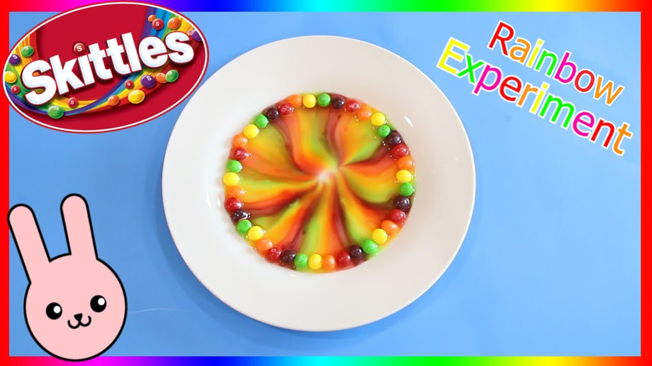 SKITTLES MAGIC RAINBOW - KIDS SCIENCE EXPERIMENT FUN - YouTube