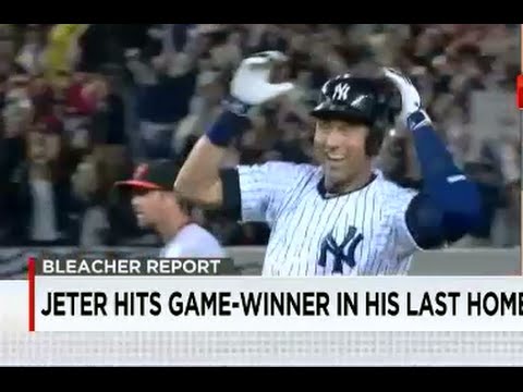 Derek Jeter's Game Winning Hit in Last At-Bat at Yankee Stadium Derek ...