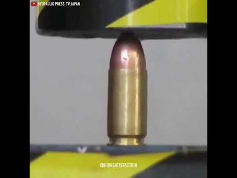 HİDROLİK PRES İLE MERMİ EZMEK