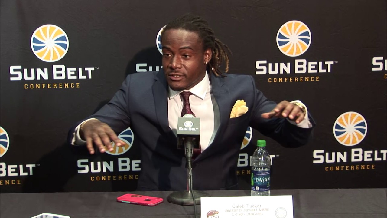 2017 Sun Belt Media Day: ULM DE Caleb Tucker - YouTube