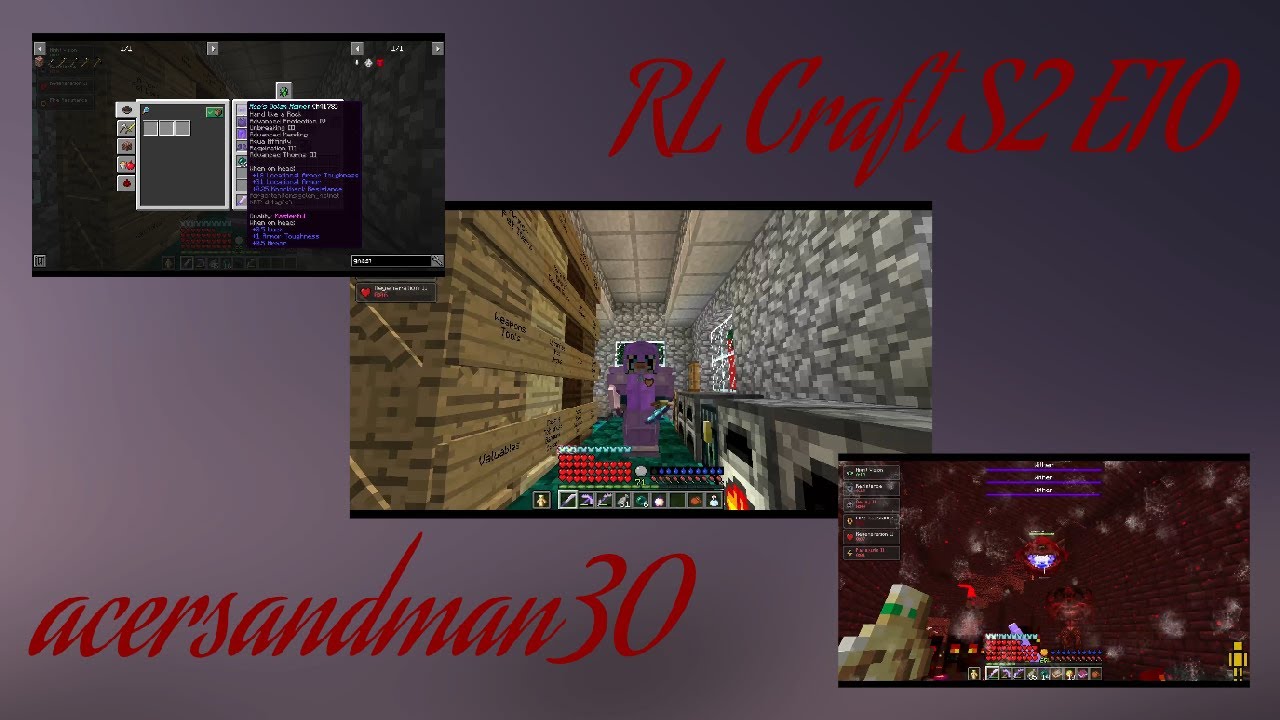 RL Craft S2 E10, New gear and Nether chaos - YouTube