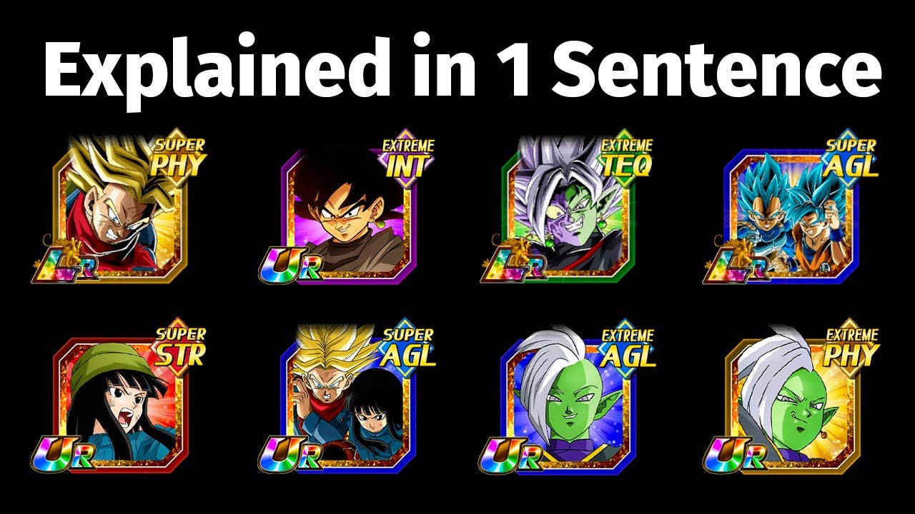 Explaining 15 Dokkan Battle units in 1 Sentence (Time Travelers) - YouTube