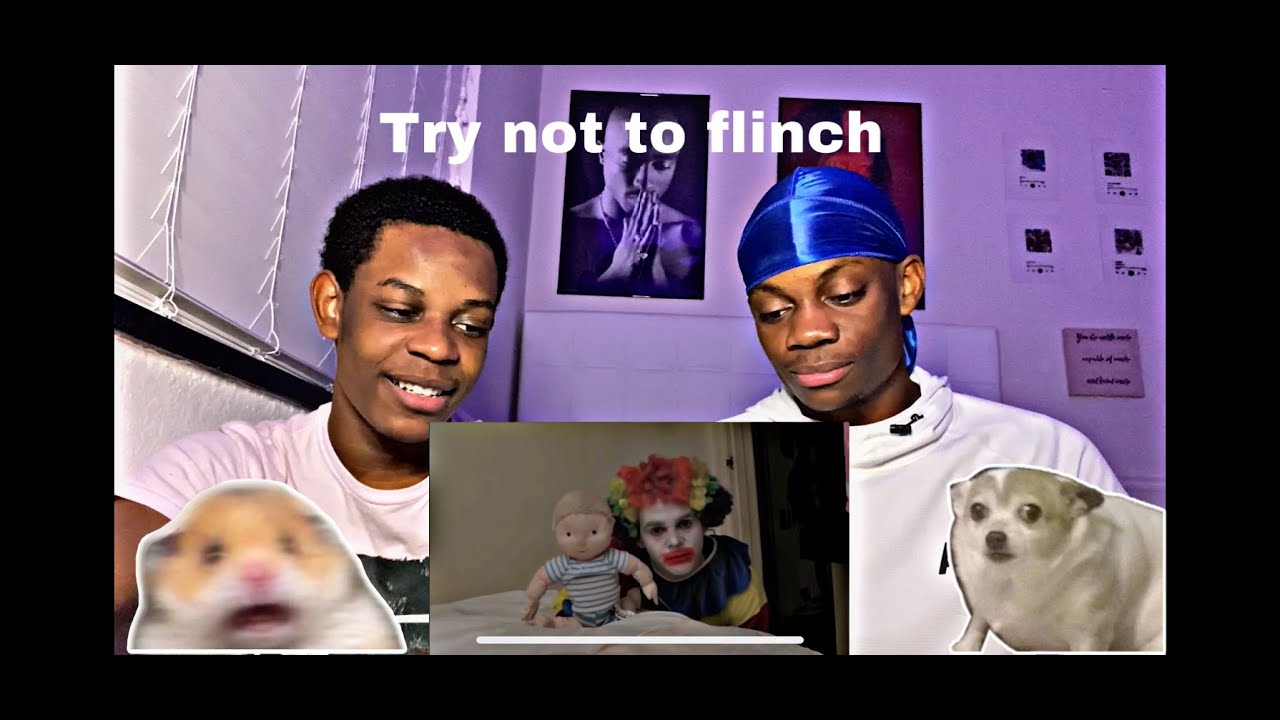TRY NOT TO FLINCH CHALLENGE, WITH A PUNISHMENT *FUNNY* - YouTube