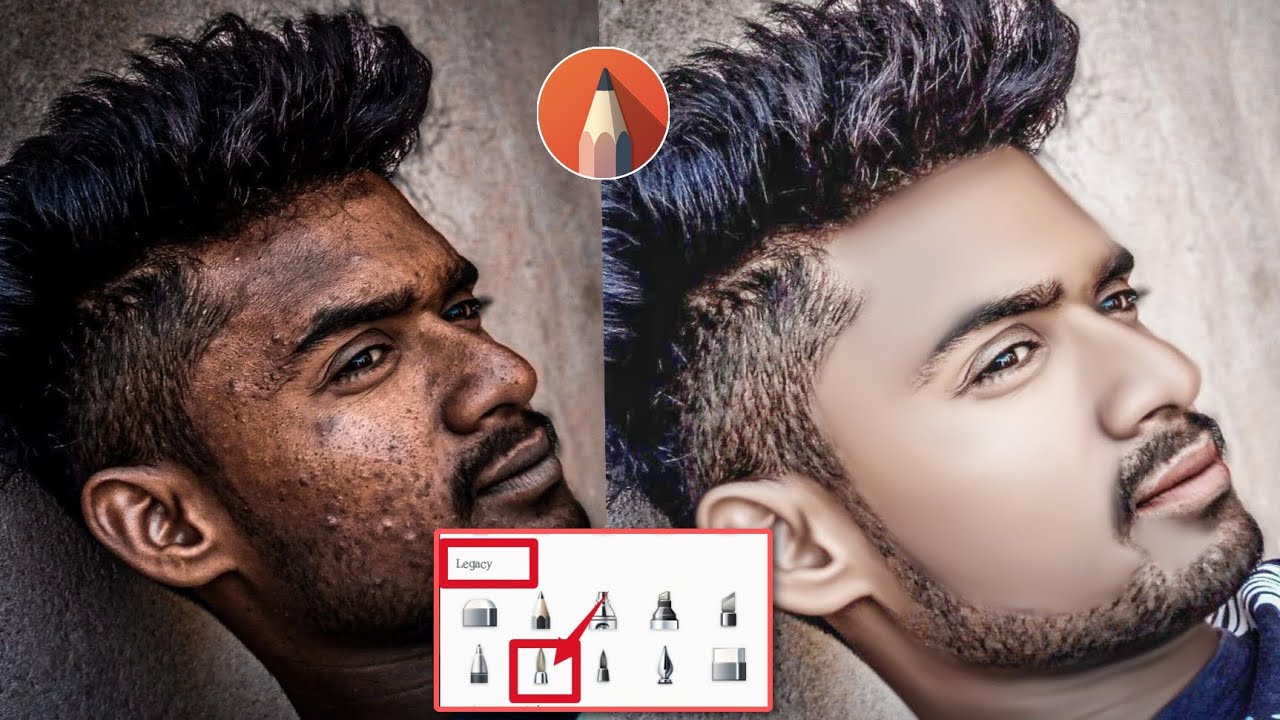 Dark Face Clean Smooth Editing Tutorial | Autodesk Face White+Smooth ...