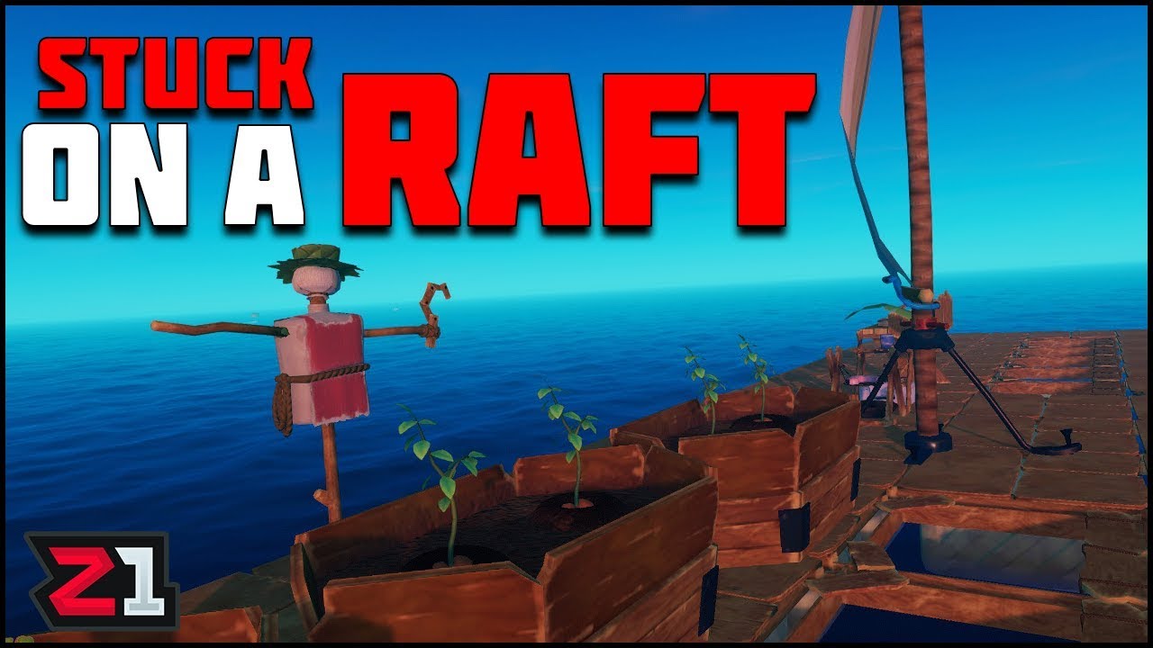 Starting My Own RAFT ! BAD Shark ! Raft Episode 1 | Z1 Gaming - YouTube