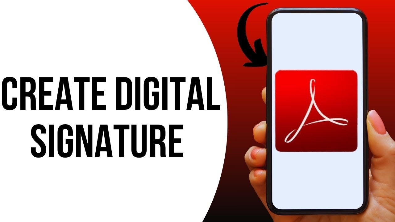 How to Sign PDF and Create Digital Signature in Adobe Reader ? - YouTube