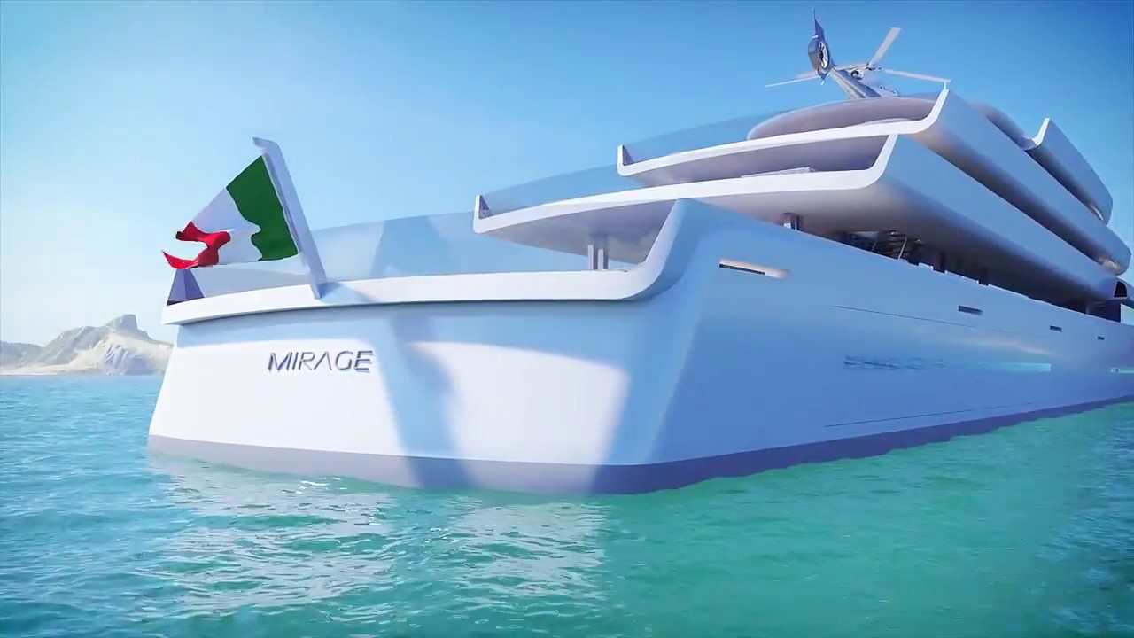 Fincantieri Yachts Mega Yacht Project Mirage - YouTube