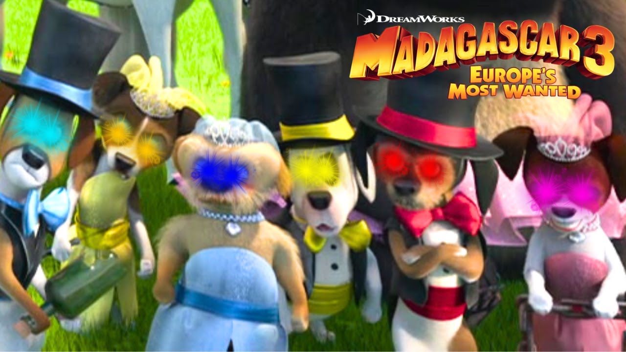 THE "TRUE" MADAGASCAR 3 DANCING DOGS IN A NUTSHELL! - YouTube