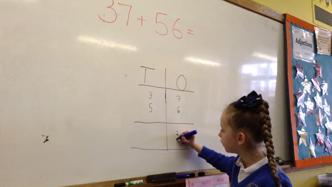 Addition with carrying - YouTube