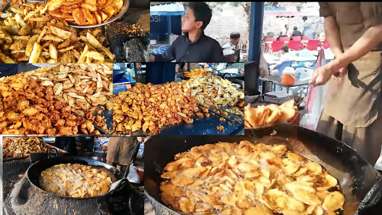 Pakistani Street Food | Biggest Pakora Shops in Pakistan #viral # ...
