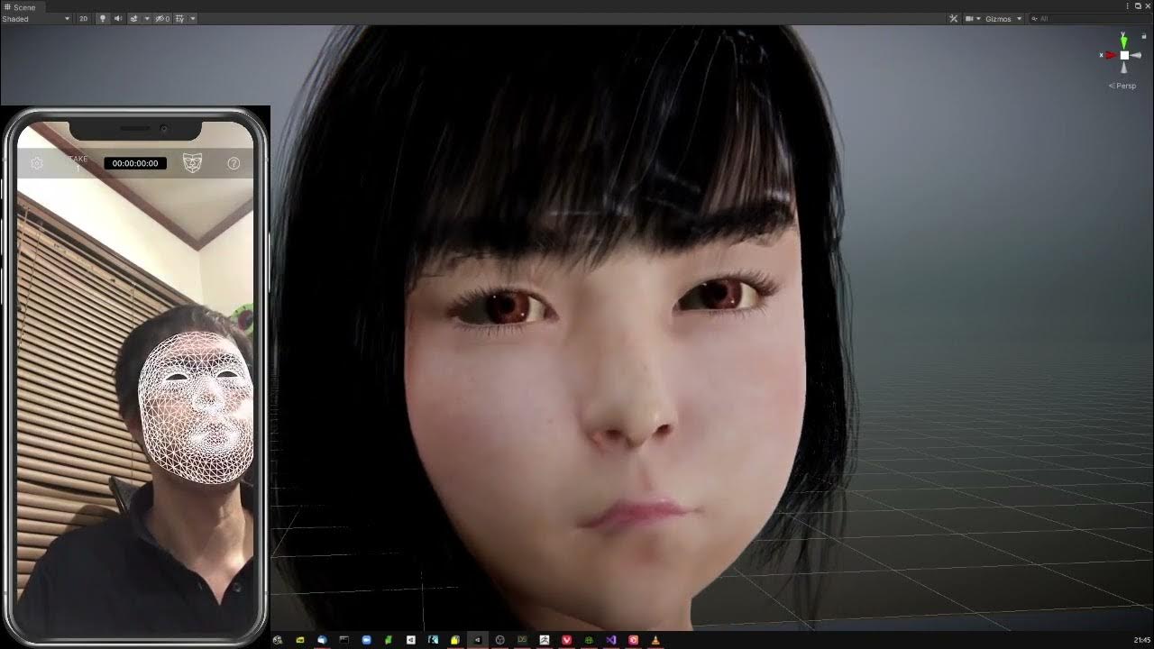 Virtual Girl - Unity Face Capture(HDRP) - YouTube