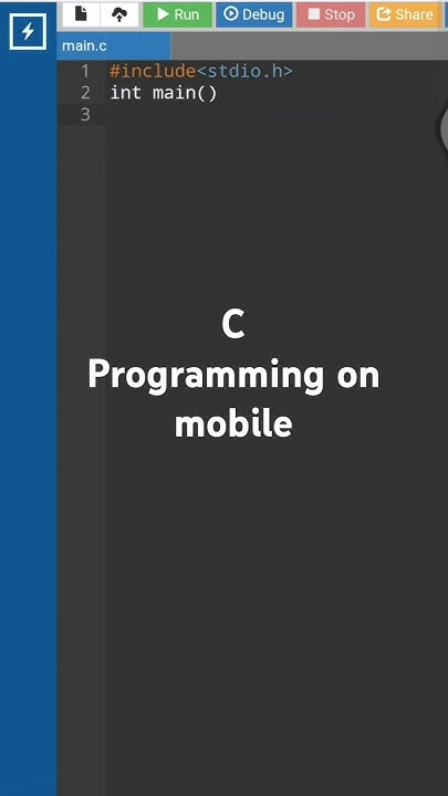 Mastering C Program.Print "Hello World" in C Programming through Mobile. - YouTube