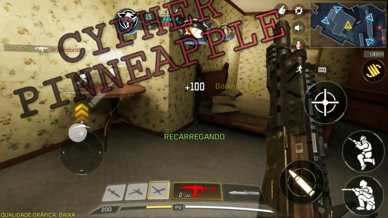 CYPHER PINEAPPLE 01|COD MOBILE|CLIPADAS - YouTube